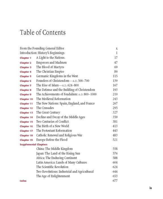 Light to the Nations, Part 1: The History of Christian Civilization ...