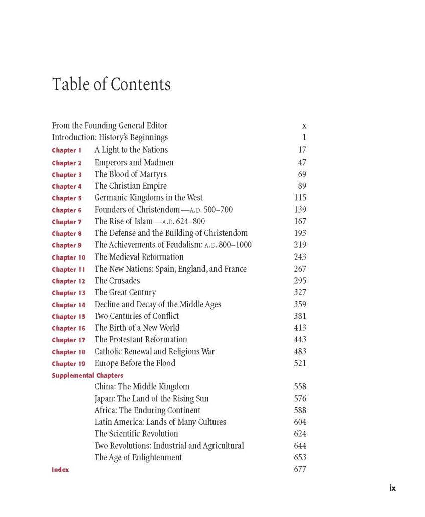 Light to the Nations, Part 1: The History of Christian Civilization ...