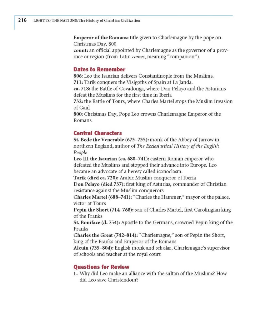 Light to the Nations, Part 1: The History of Christian Civilization ...