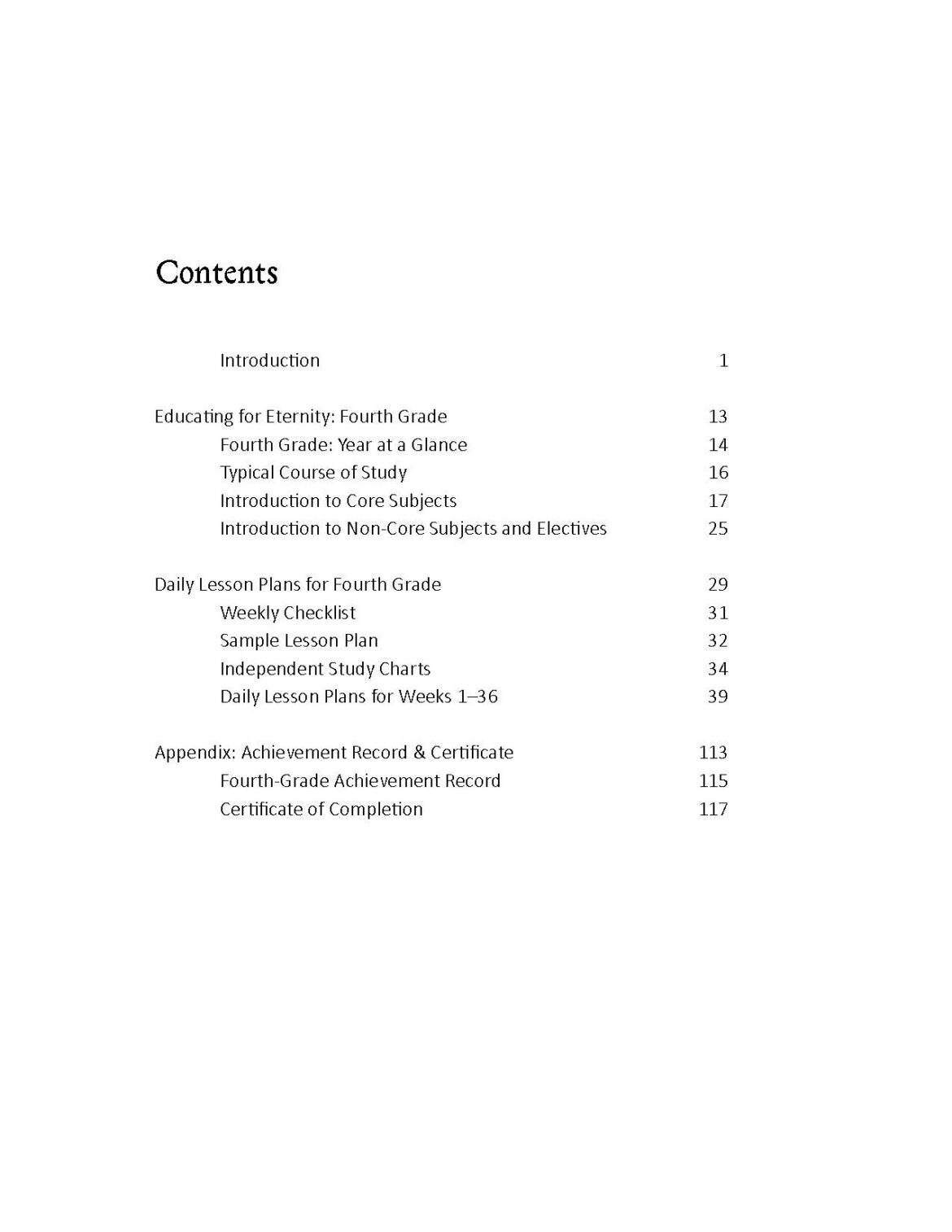 CHC Lesson Plans: Fourth Grade - Catholic Heritage Curricula