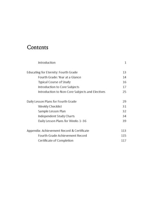 CHC Lesson Plans: Fourth Grade - Catholic Heritage Curricula