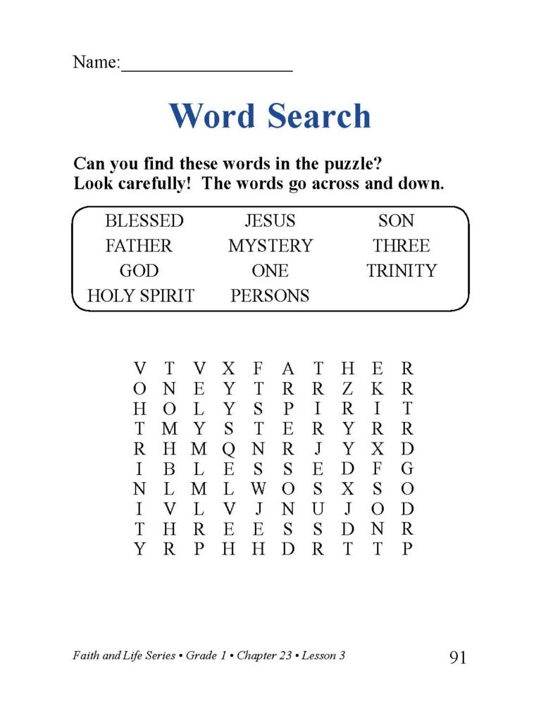 Faith and Life, Grade 1: Our Heavenly Father - Catholic Heritage Curricula