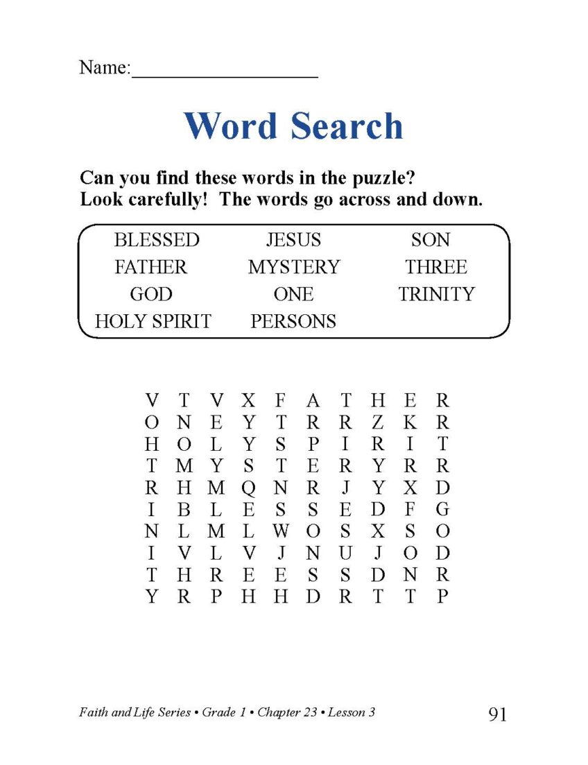 Faith and Life, Grade 1: Our Heavenly Father - Catholic Heritage Curricula