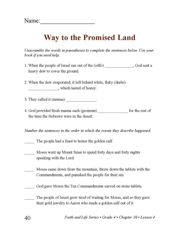 Faith and Life, Grade 4: Jesus Our Guide - Catholic Heritage Curricula