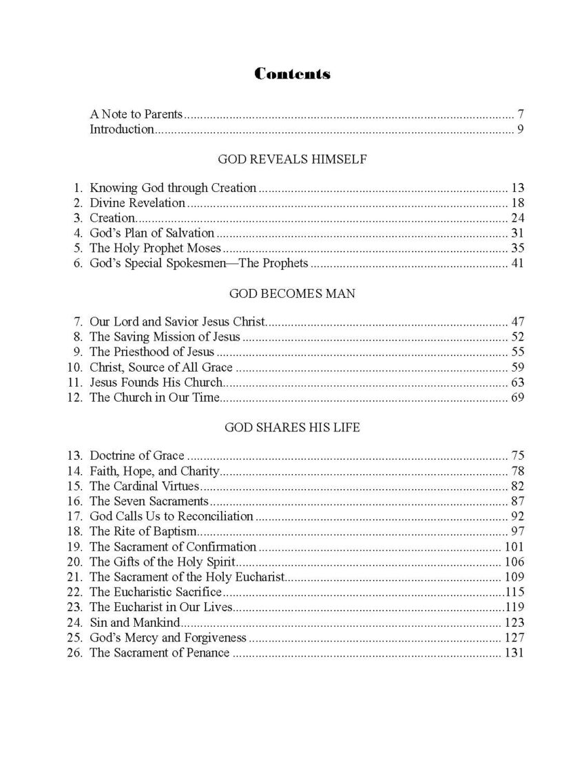 Faith and Life, Grade 7: The Life of Grace - Catholic Heritage Curricula