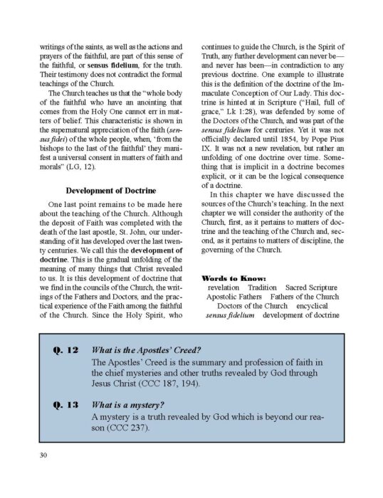 Faith and Life, Grade 8: Our Life in the Church - Catholic Heritage ...