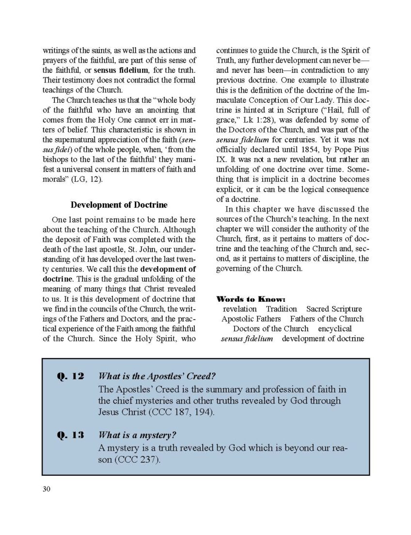 Faith and Life, Grade 8: Our Life in the Church - Catholic Heritage ...