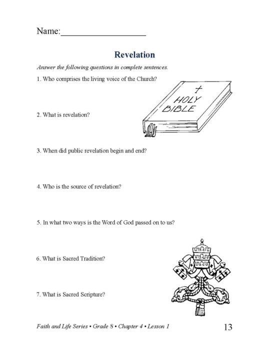 Faith and Life, Grade 8: Our Life in the Church - Catholic Heritage ...