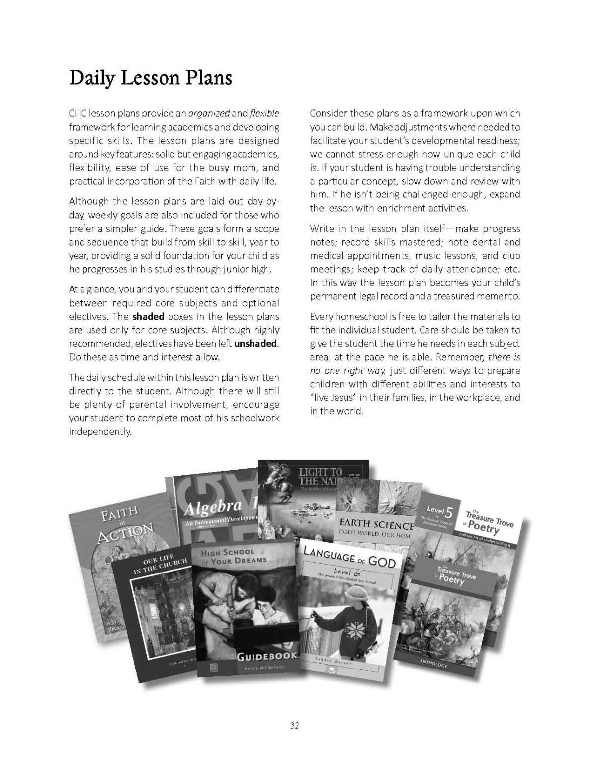 CHC Lesson Plans: Eighth Grade - Catholic Heritage Curricula