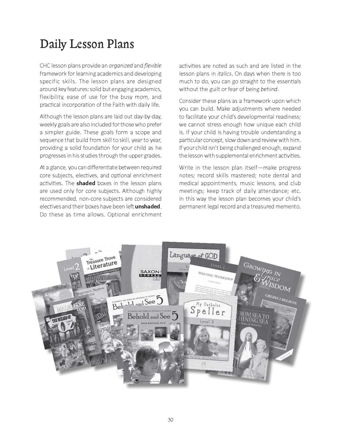 CHC Lesson Plans: Fifth Grade - Catholic Heritage Curricula