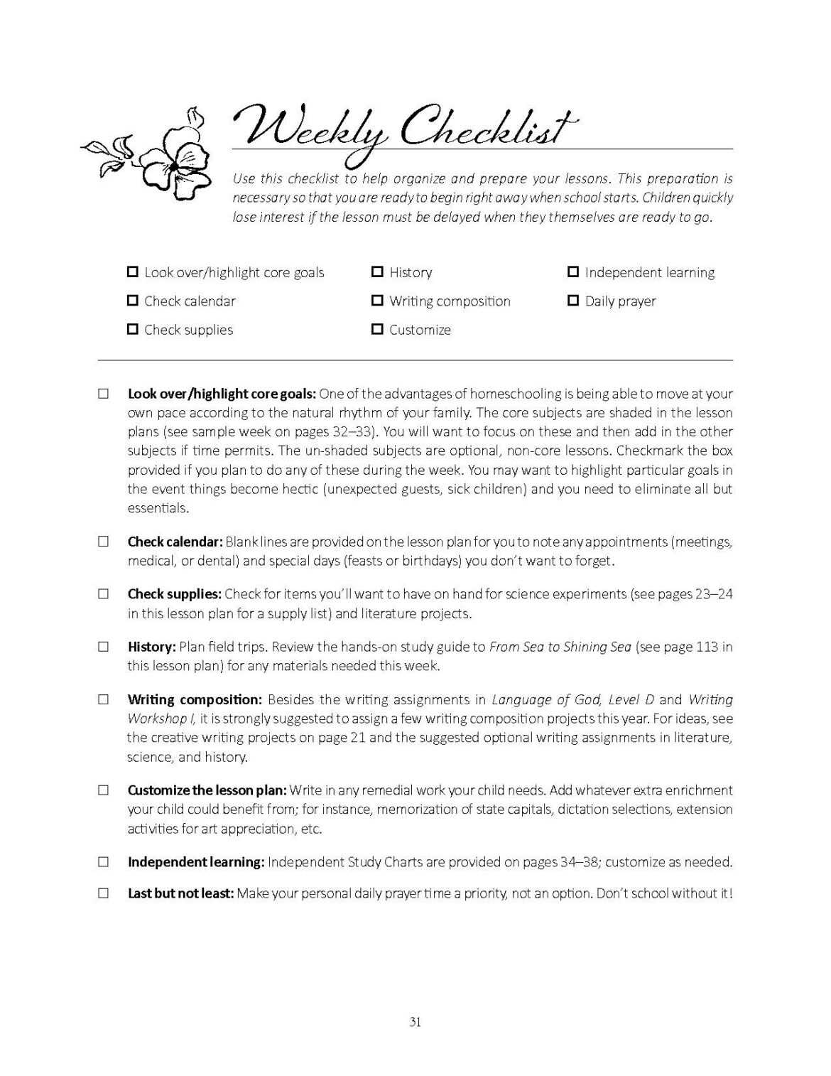 CHC Lesson Plans: Fifth Grade - Catholic Heritage Curricula