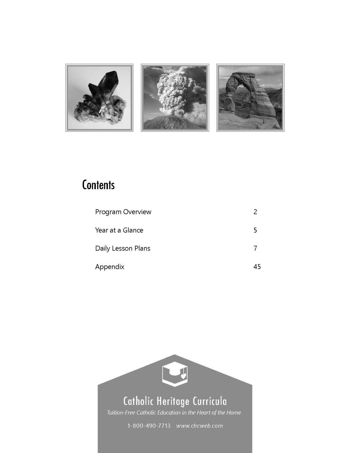 Earth Science: God's World, Our Home Daily Lesson Plans - Catholic ...