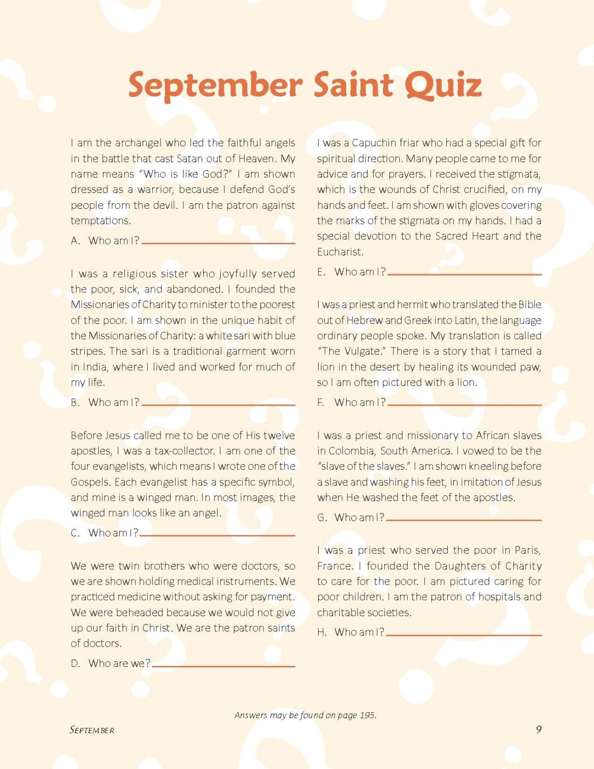 Saints & Seasons of the Liturgical Year: A Hands-On Religion Resource ...
