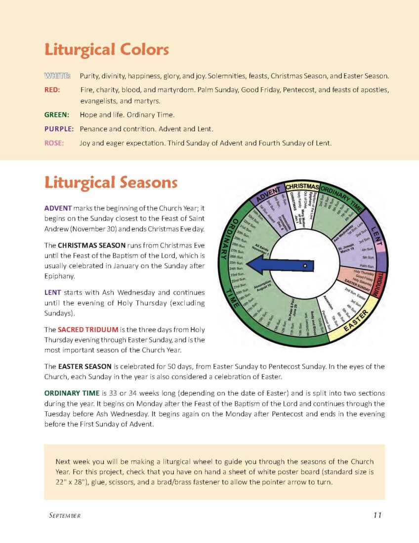 Saints & Seasons of the Liturgical Year: A Hands-On Religion Resource ...