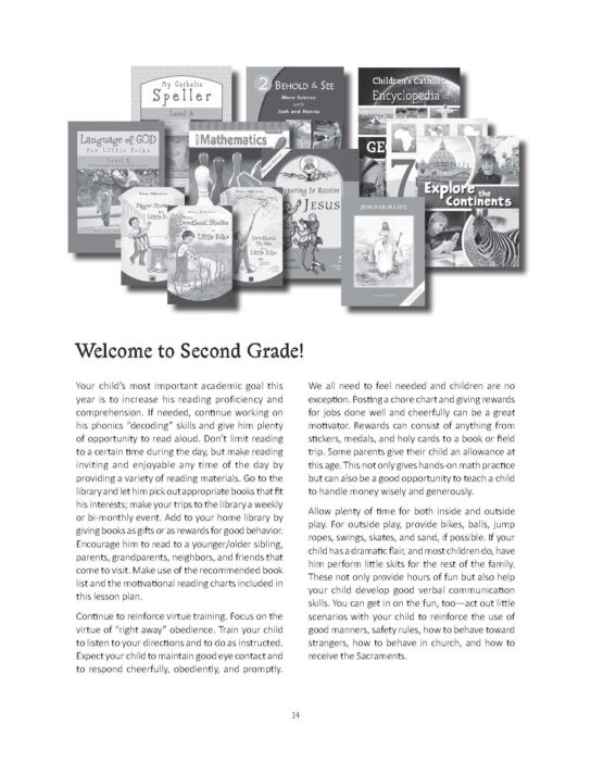 CHC Lesson Plans: Second Grade - Catholic Heritage Curricula
