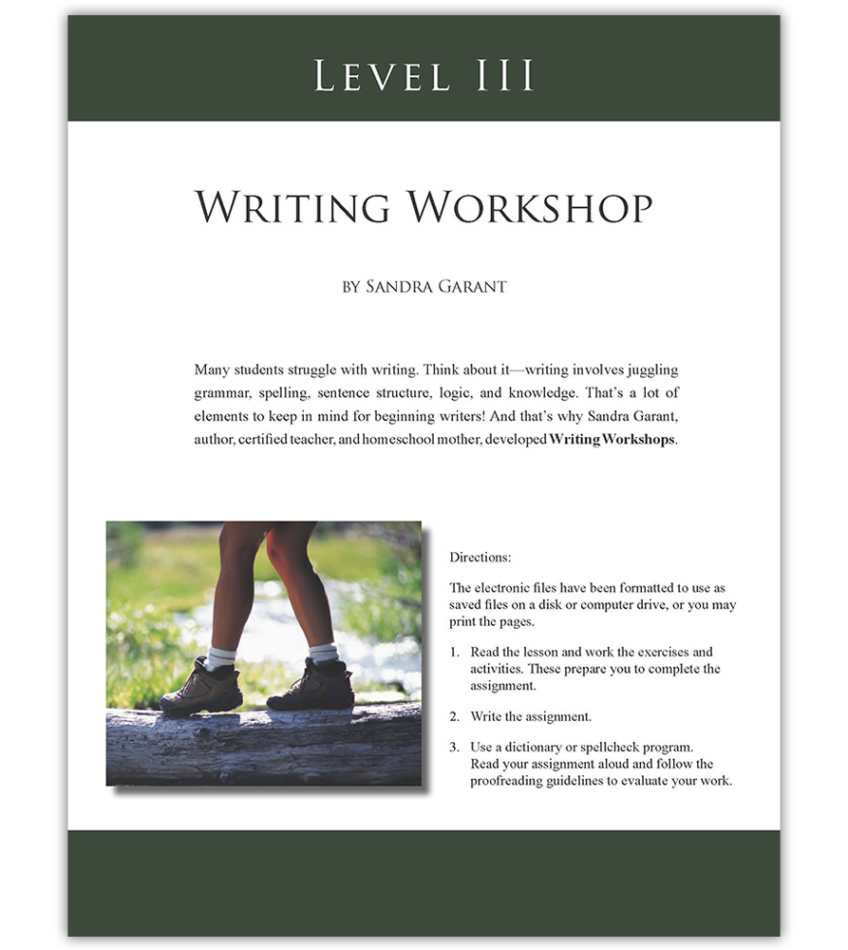 E-BOOK: Writing Workshop III - Catholic Heritage Curricula