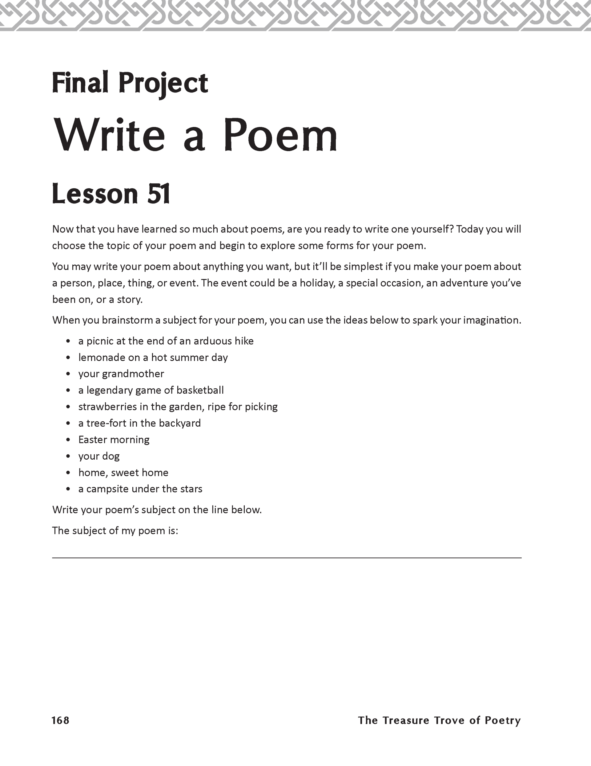 The Treasure Trove of Poetry and the Art of Understanding It - Catholic ...